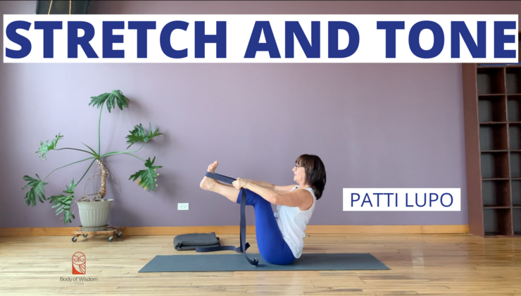 Stretch and Tone yoga with a strap to increase resistance | Body Of ...