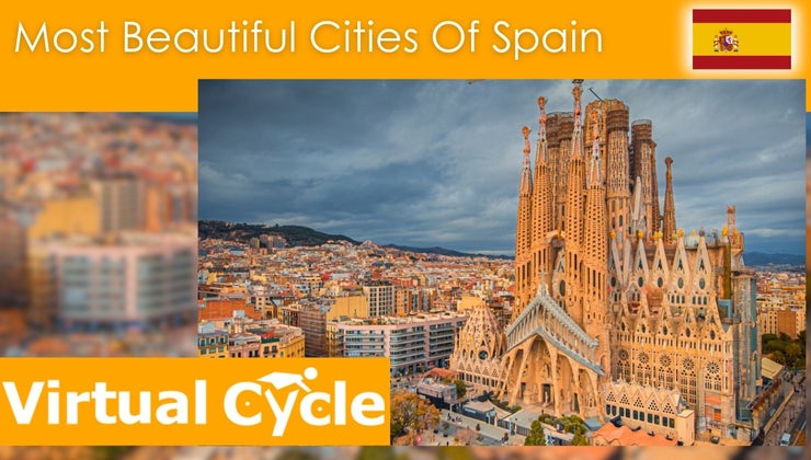 Virtual Guided Tour through Beautiful Cities of Spain | Virtual Fitness TV