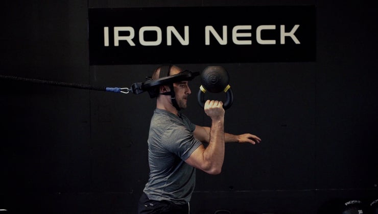 Iron Neck + Kettle Bell Exercises With Mike Salami | Iron Neck Training ...