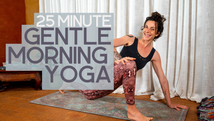 Gentle Vinyasa Morning Flow to Find Space in the Body | WOVEN