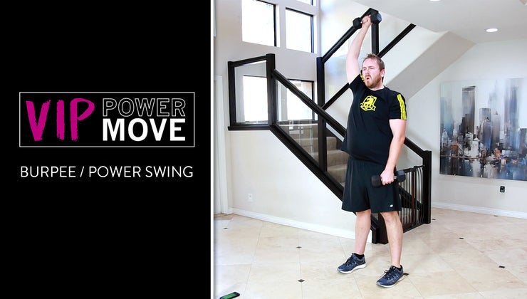Burpee Power Swings