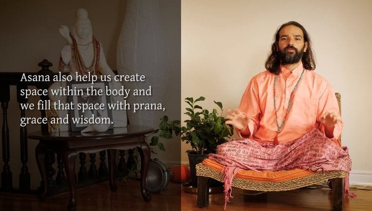 What is Anasa Philosophy Akhanda Yoga Class Online Meaning