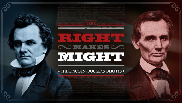 Right Makes Might - The Lincoln-Douglas Debates of 1858 | ExploreFlix