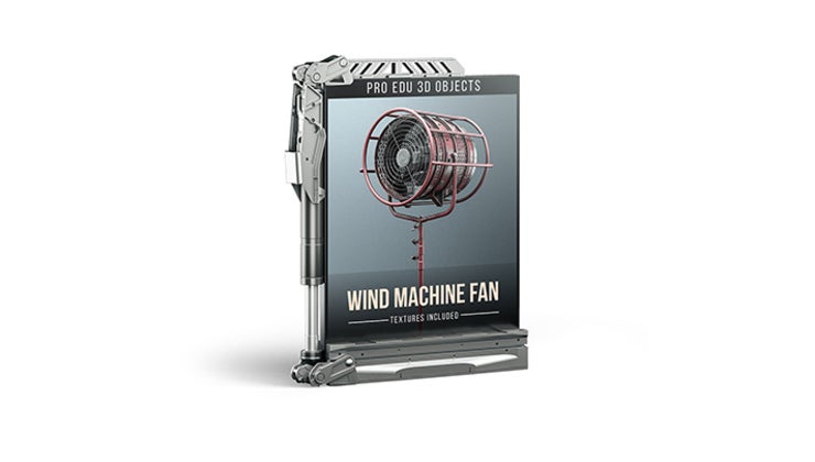 The Mole Richardson Wind Machine Fan 3D Model | PRO EDU