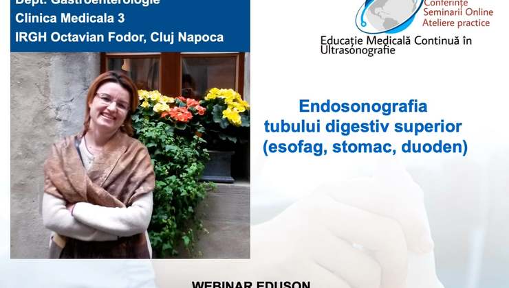 Endosonografia tubului digestiv superior (esofag, stomac, duoden)