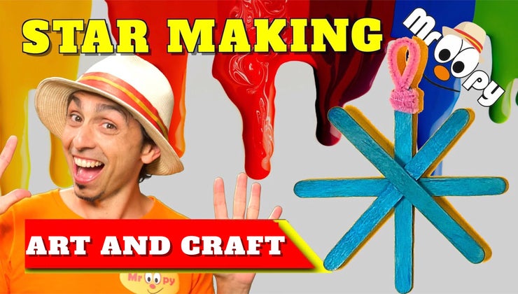 Learn How To Make A Star | Art and Craft For Kids
