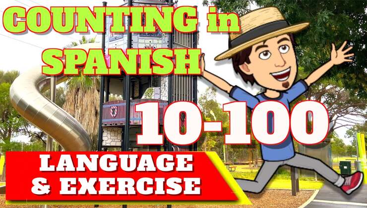 Counting Numbers and Exercise from 10 to 100 in Spanish