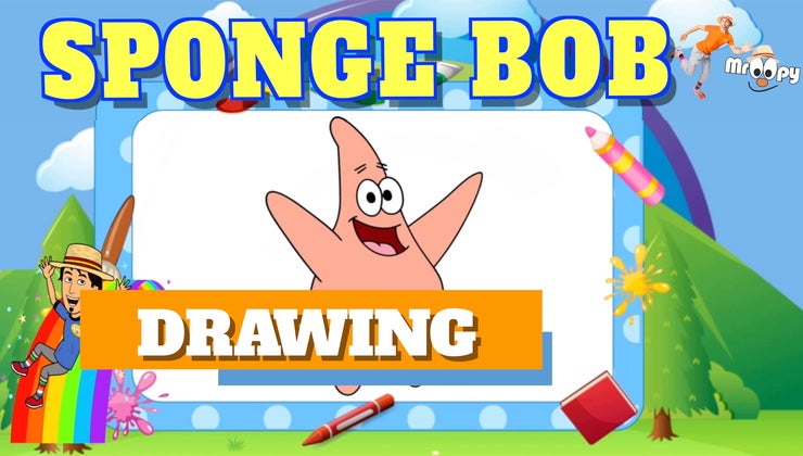 How to Draw Sponge Bob Step by Step | Drawing Tutorials