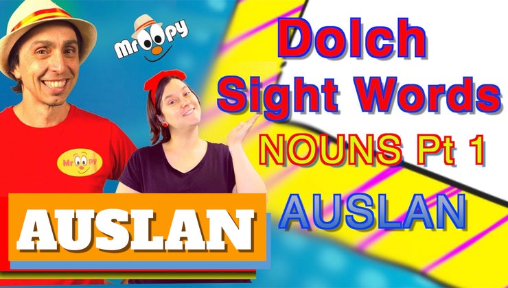 Dolch Sight Words with Auslan Australian Sign Language