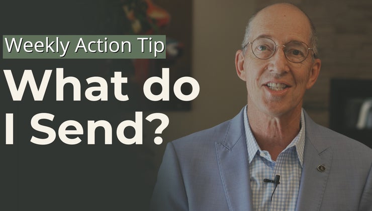 Weekly Action Tip #198: What do I send? | Ninja You