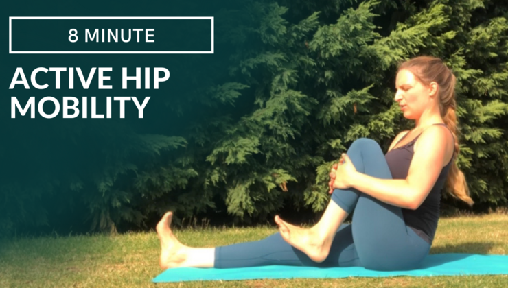 8 Minute Active Hip Mobility | Yoga for Rowers