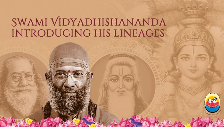 Swami Vidyadhishananda Introducing his Lineages | Hansavedas