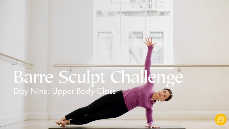 Barre Sculpt Challenge - Day 9 Upper Body Class | Barre Base Anywhere