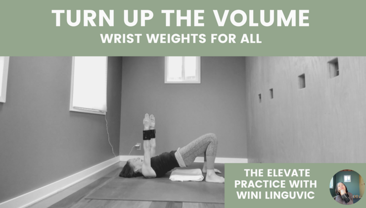 Turn Up The Volume: Wrist Weights | The Elevate Practice