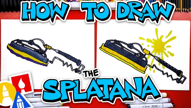 How To Draw Splatoon 3 Splatana | Art For Kids Hub