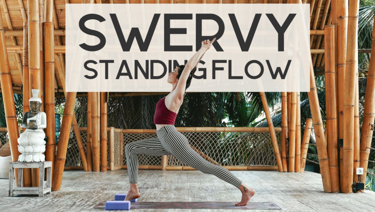 FULL BODY Swervy Standing Yoga Flow for ENERGY | CCY Studio