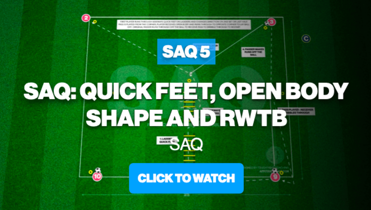 SAQ: Quick Feet and Open Body Shape | 102-P5