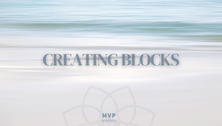 Creating Blocks