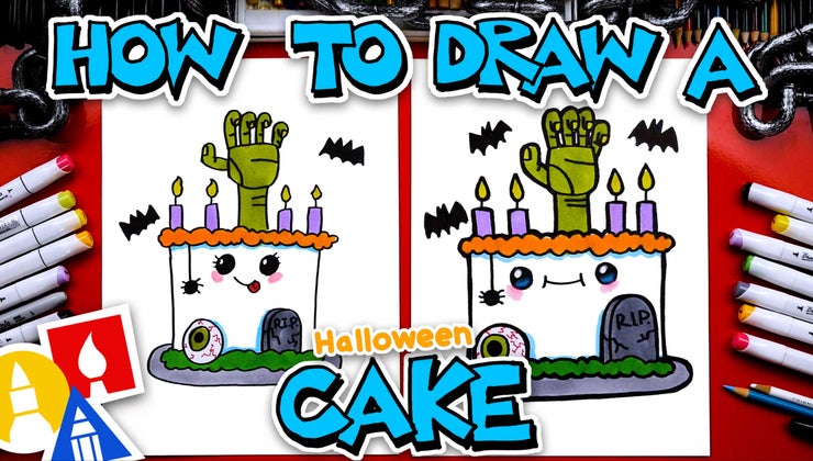 How To Draw A Scary Birthday Cake