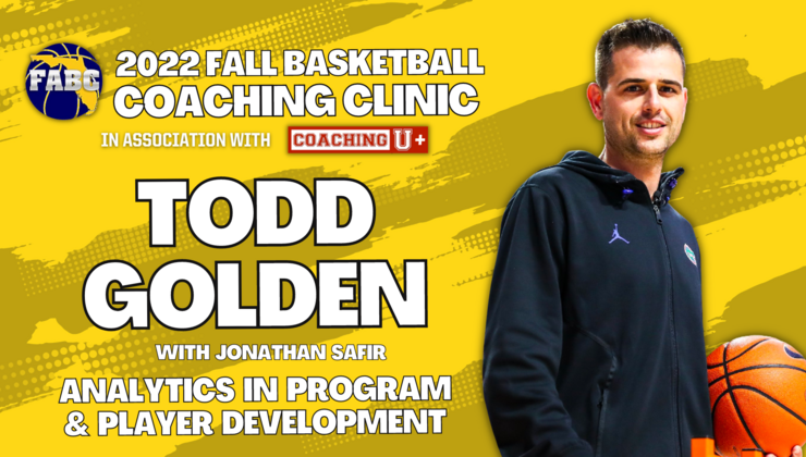 Todd Golden: Analytics in Program & Player Development