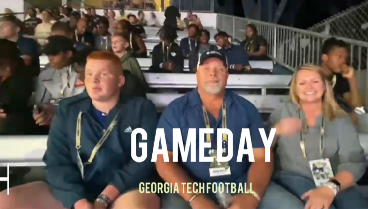 Carter Mathis First College Football Game