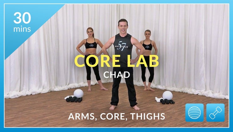 Core Lab: Arms, abs and Thighs with Chad