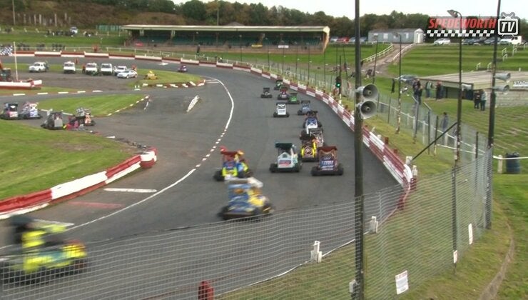 Hednesford 9th October 2022 Junior Stoxkarts Final | Spedeworth TV