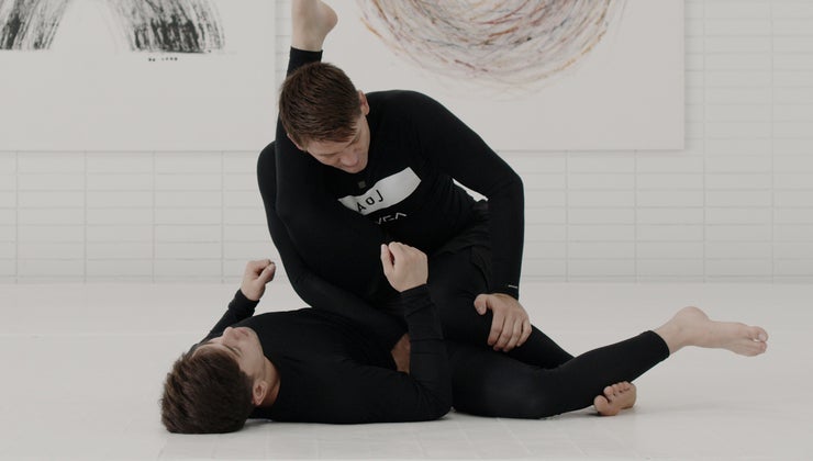 Leg Drag Sequence from Reverse De La Riva