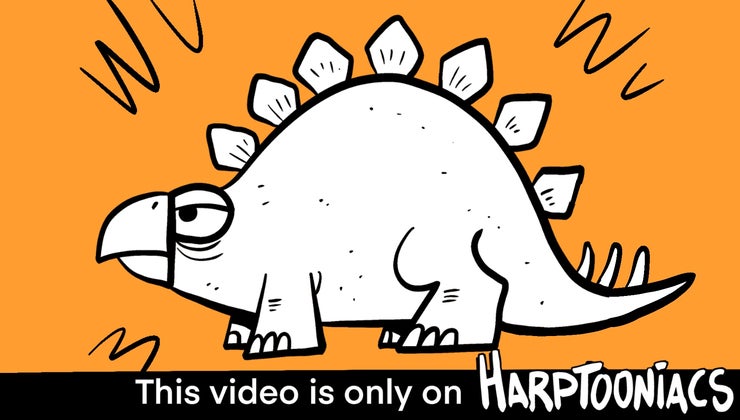 Draw A Plate-O-Saurus - using 'P' | Harptooniacs