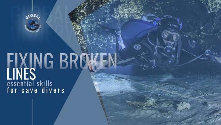 How to Fix a Broken Line when Cave Diving