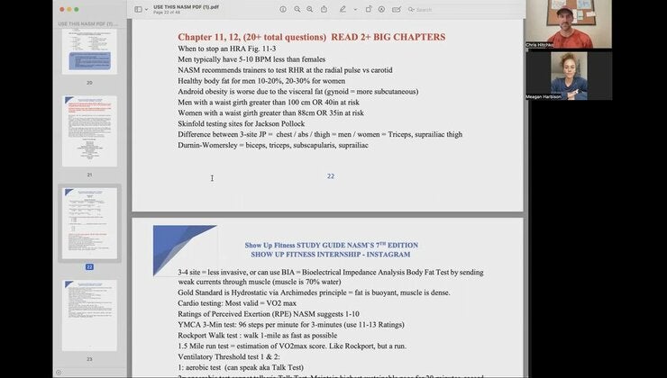 Show Up Fitness - CPT Level 1: Everything you need to know to pass NASM