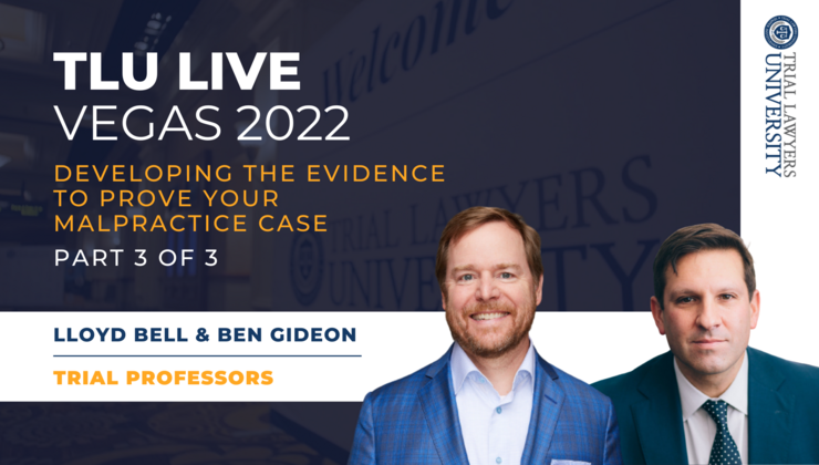 Trial Lawyers University | On Demand