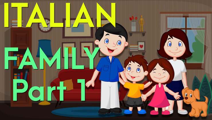 Family Members in Italian | Education for kids learning