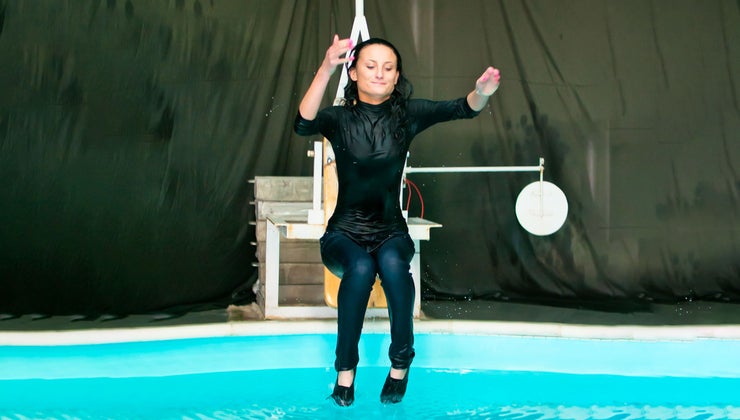 Another pool dunk with Madalina - T870c8 | WAM TV