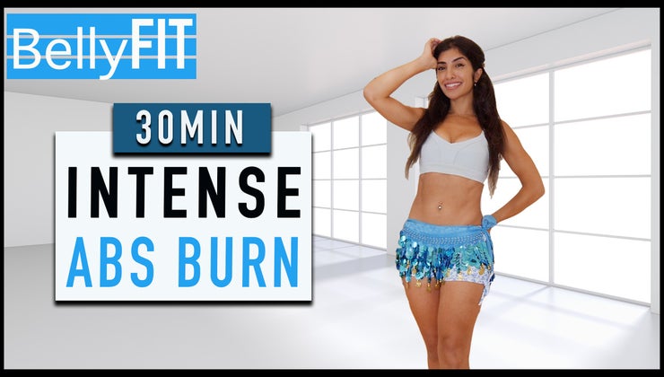 30 min | Intense Abs | Belly Dance Workout & Ab Burn!