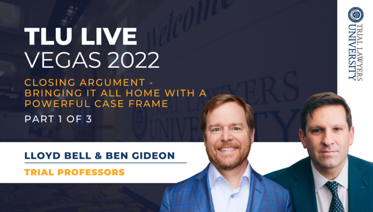 Trial Lawyers University | On Demand