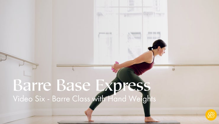 Barre Base Express #6 - Barre Class with Hand Weights | Barre Base Anywhere