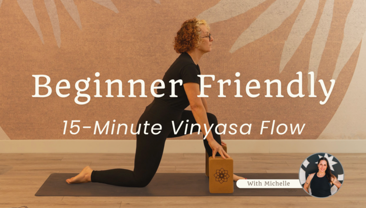 15-Minute Beginner Vinyasa Flow with Michelle