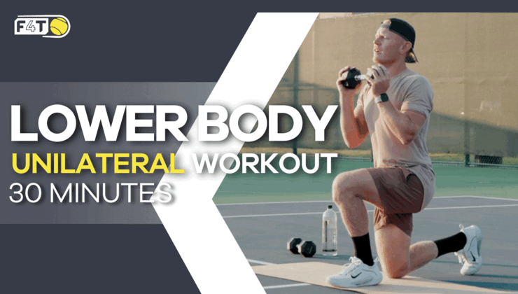 30-Minute Dumbbell Lower Body Workout for Tennis | Fit4Tennis