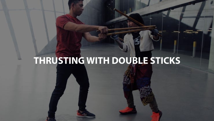 Thrusting With Double Sticks | Budo Brothers TV
