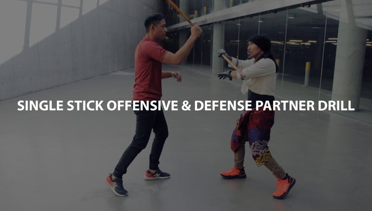 Single Stick Offensive & Defense Partner Drill | Budo Brothers TV