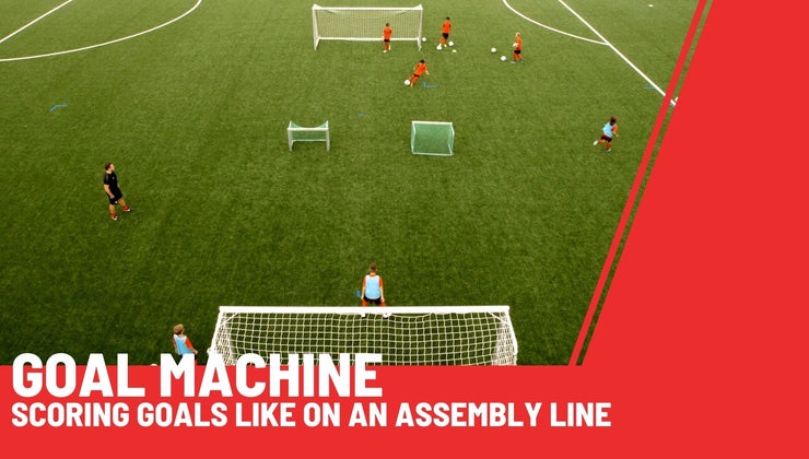 Goal machine / Soccer shooting training drill for children | ADVANCE ...
