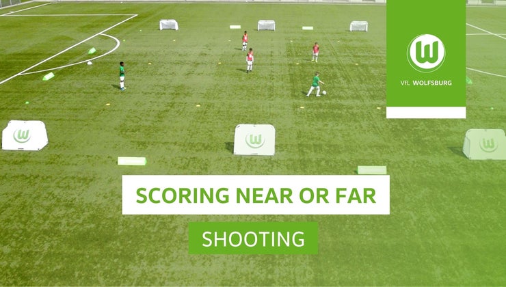 Scoring near or far | Shooting / Fun Game for youth soccer | ADVANCE ...