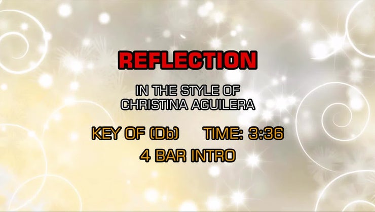 Christina Aguilera - Reflection