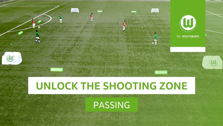 Unlock the shooting zone | Passing - Game for kids soccer | ADVANCE ...
