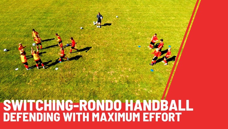 Switching-Rondo Handball / Keep away soccer drill for youths | ADVANCE ...