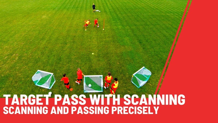 Target pass with scanning / Scanning soccer drill for youths | ADVANCE ...