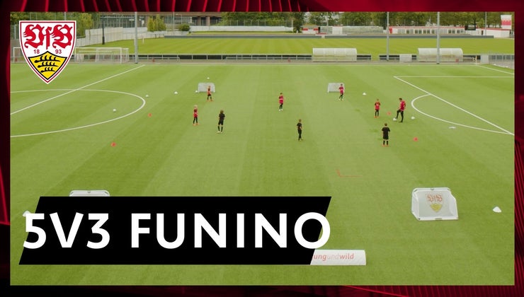 5v3 FUNino / Pressing youth soccer drill for training plan | ADVANCE ...