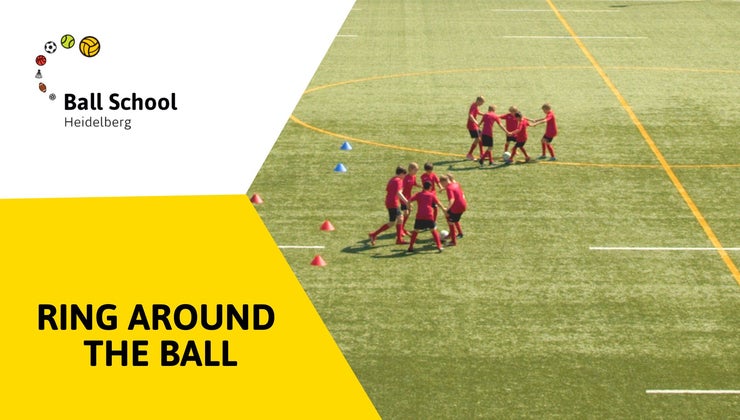 Ring around the ball | Ball school Heidelberg exercise/ kids | ADVANCE ...