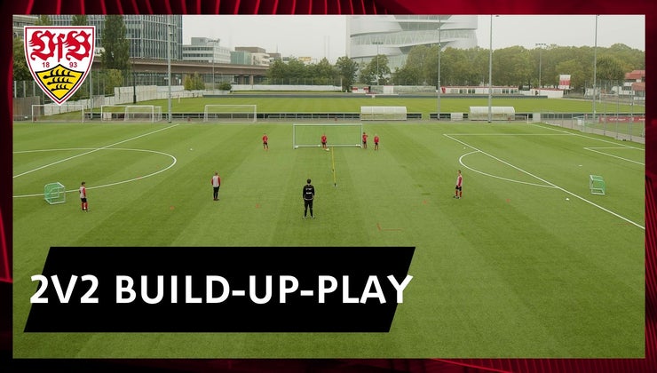 2v2 Build-Up-Play / Combination play for youth soccer | ADVANCE.FOOTBALL